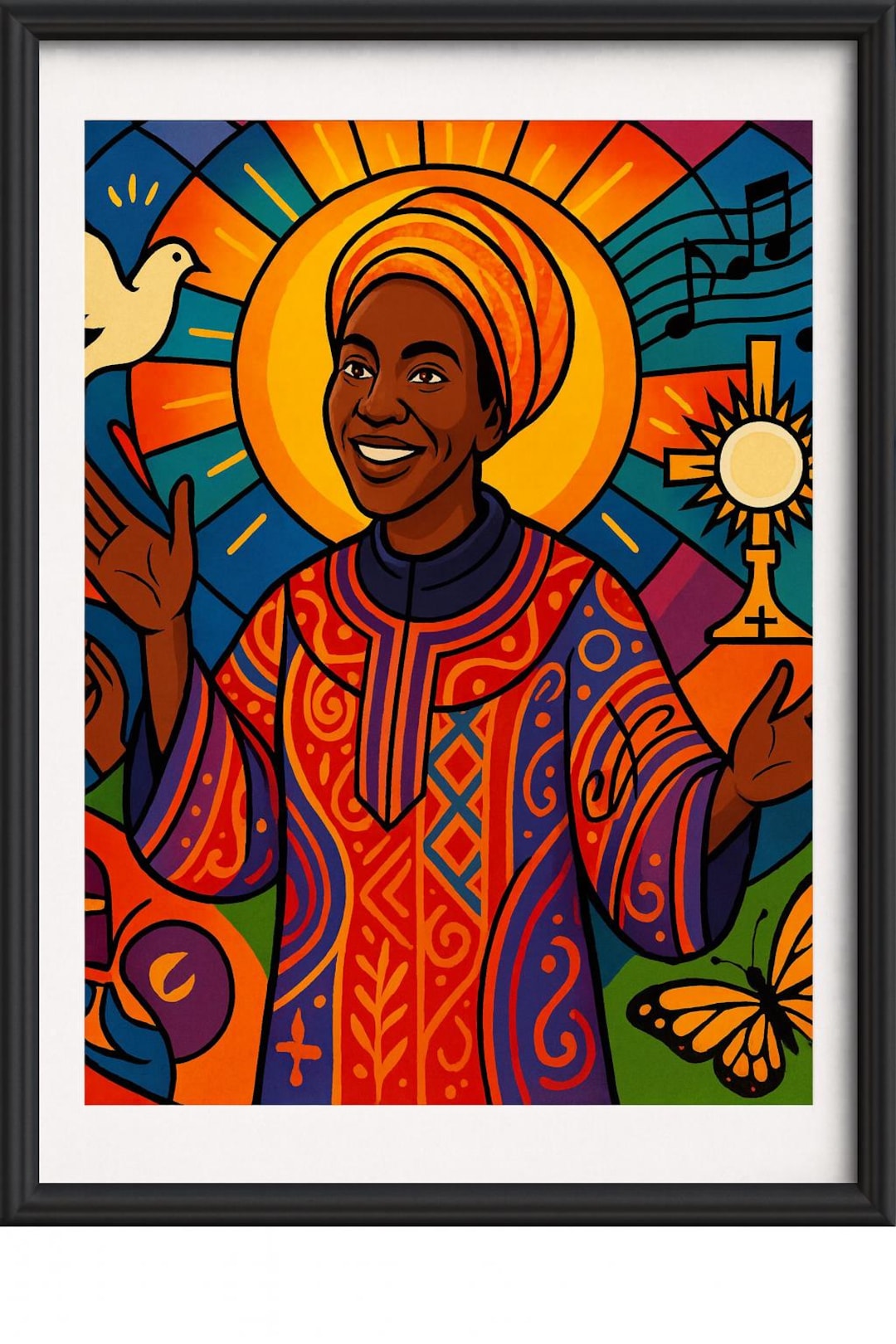 Sister Thea Bowman Digital Art Print | Black Catholic Saint Art ...