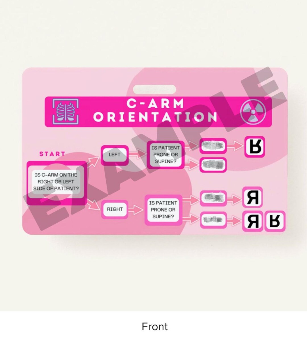 X-ray C-arm and Technique Card - Etsy