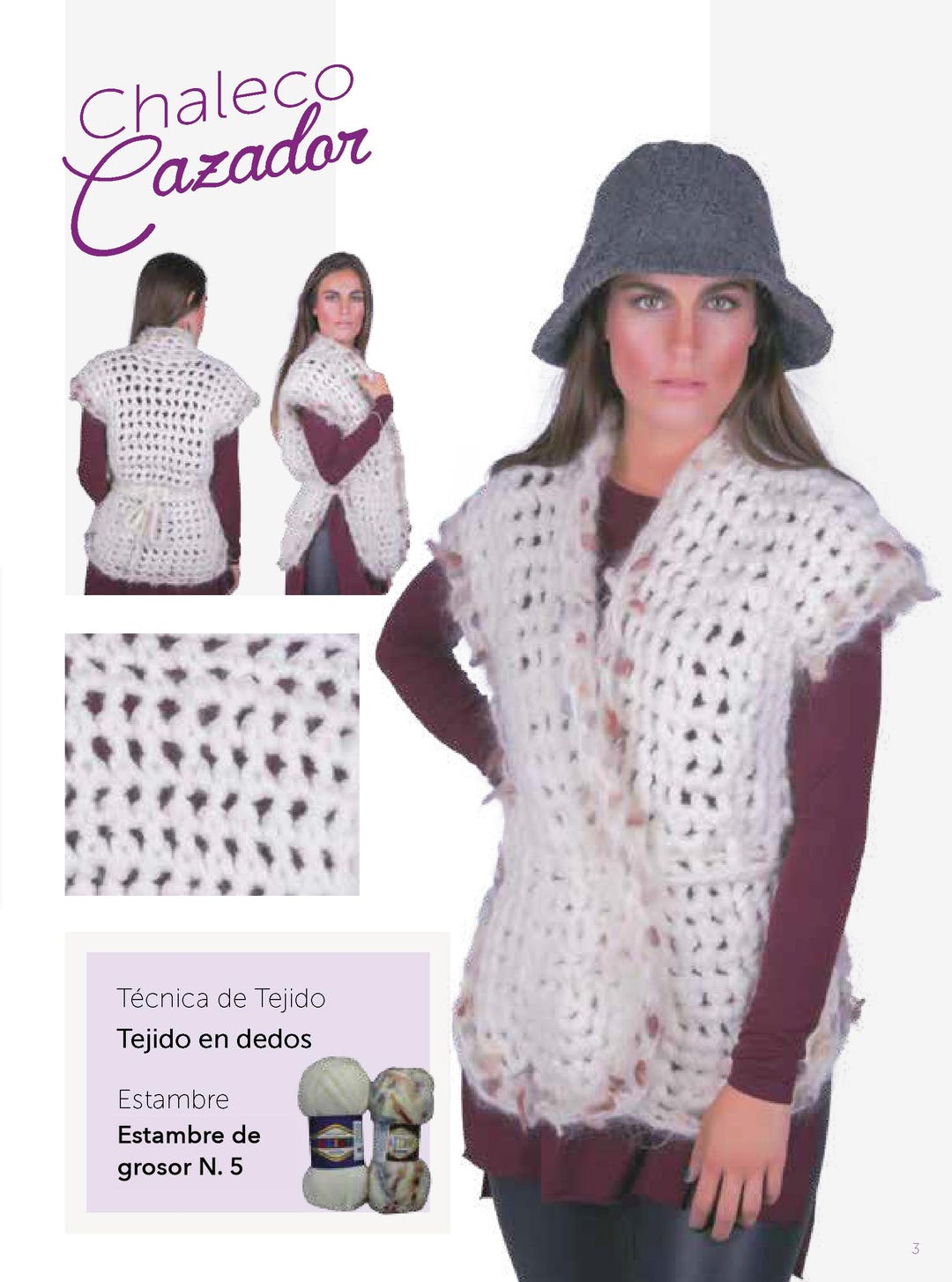 Hunter Vest - Pattern and Diagram by Laura Cepeda - Etsy Australia