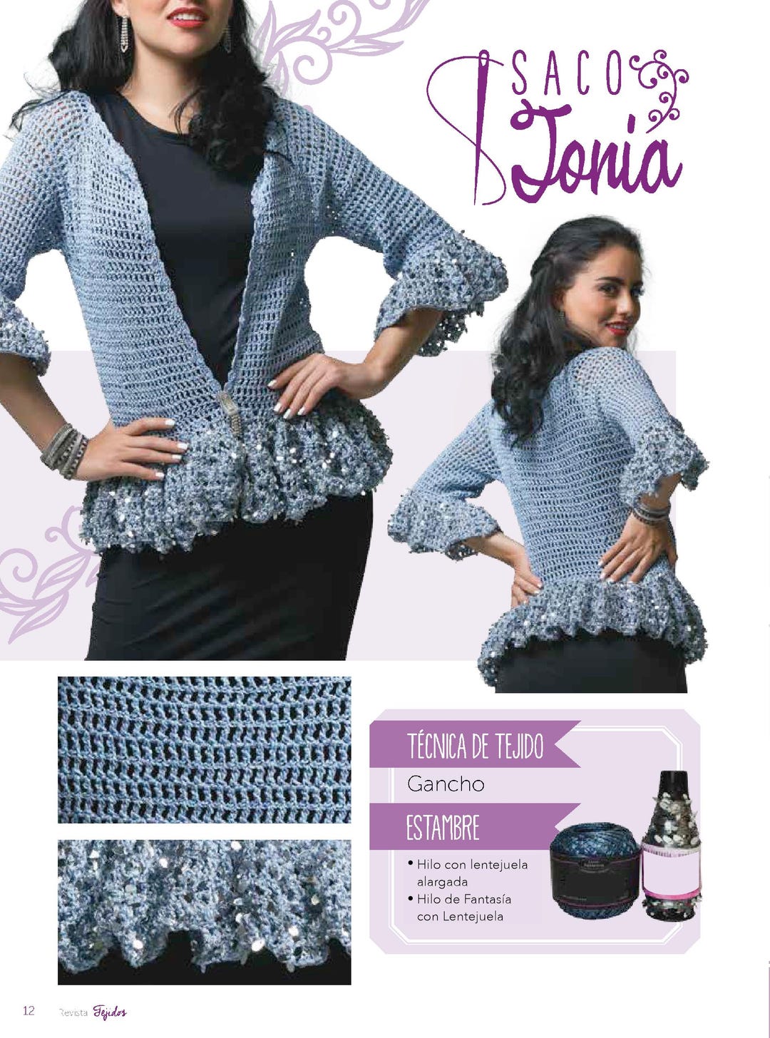 Pattern and Diagram for an Elegant Knitted Sweater by Laura Cepeda - Etsy