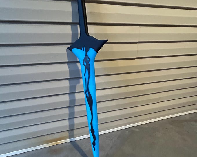 Demon King Long Sword - Solo Leveling Inspired Prop - Etsy