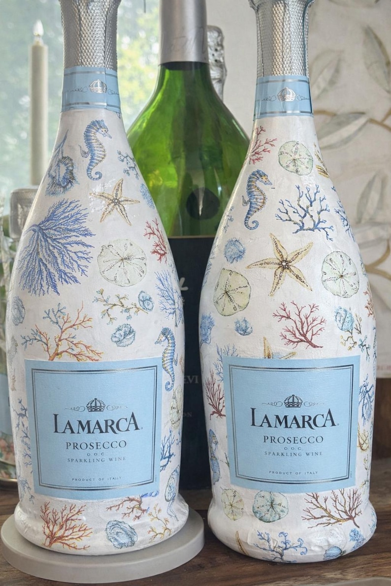 Handcrafted Lamarca Prosecco Bottle - Etsy