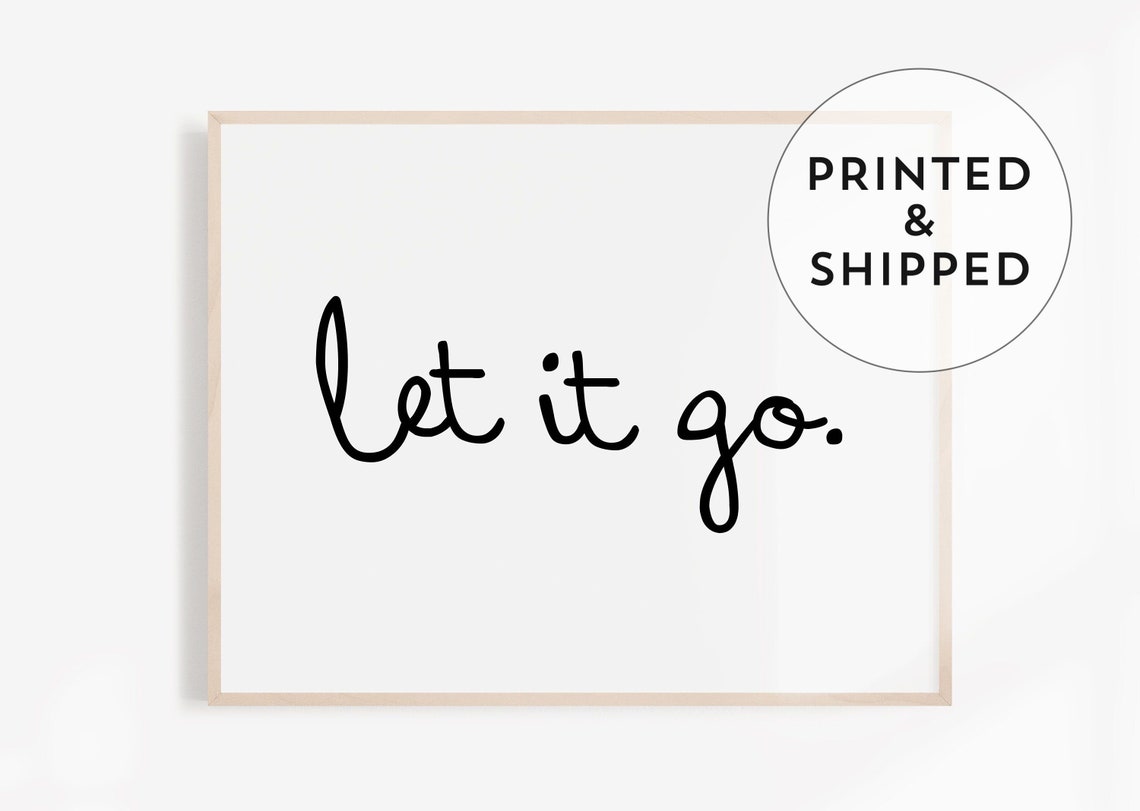 Let It Go Print Adventure Poster Freedom Nursery Decor - Etsy