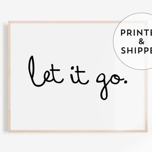 Let It Go Print Adventure Poster Freedom Nursery Decor - Etsy