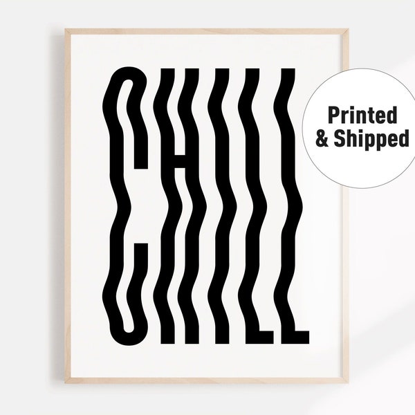 Chill Print - Etsy