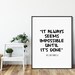 Motivational Art Print, Nelson Mandela Quote, Black and White Poster ...