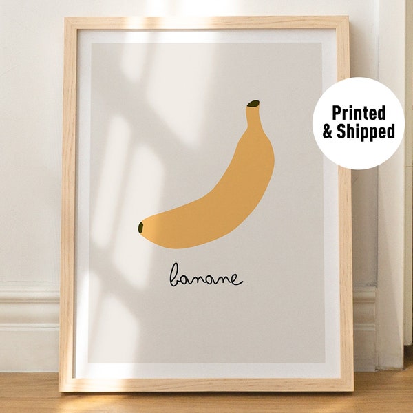 Banana Print - Etsy