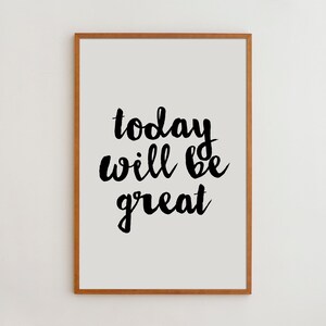 Typography Wall Art Motivational Poster Wall Art Prints Quote Posters ...