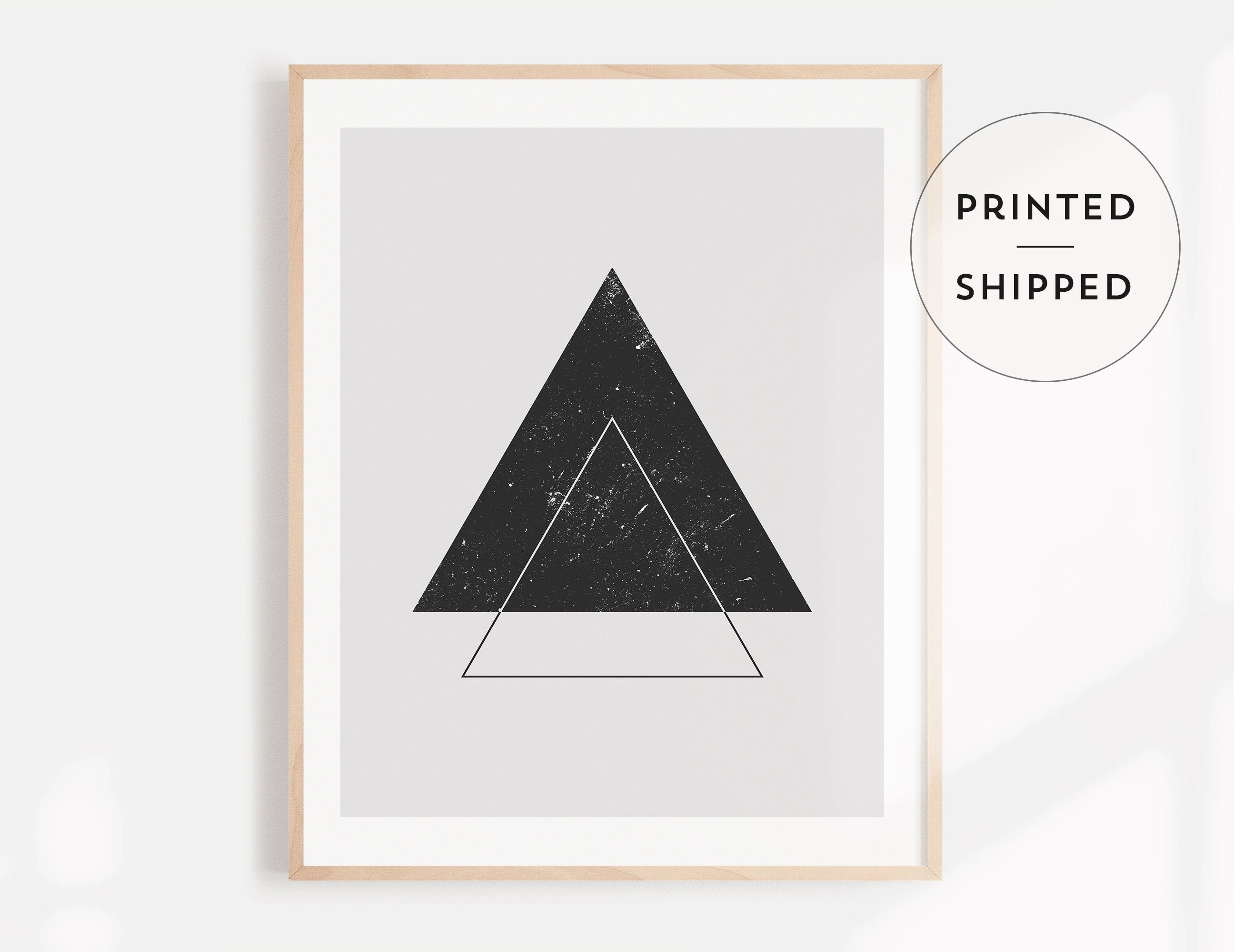 Geometric Wall Art Prints Minimalist Poster Inspirational | Etsy