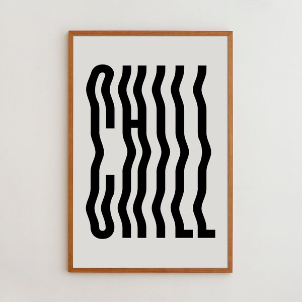 Chill Print - Etsy