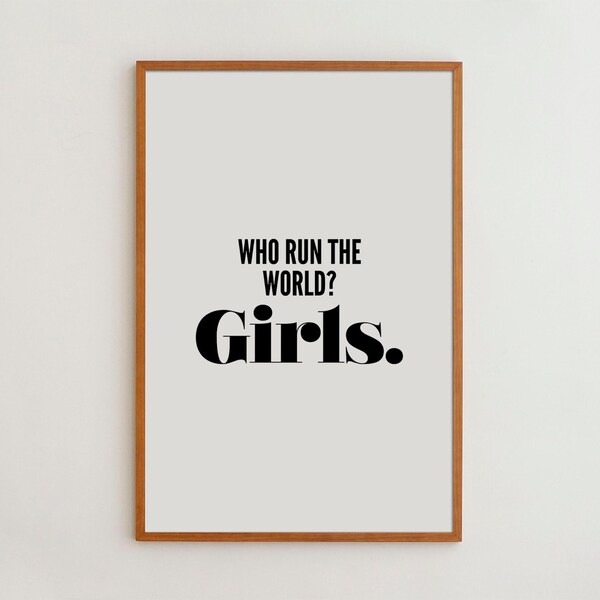 Who Run the World - Etsy