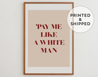 Pay Me Poster - Etsy