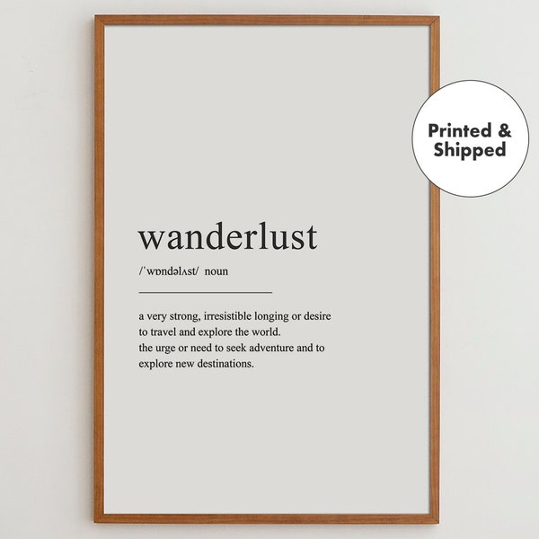 Wanderlust Poster - Etsy