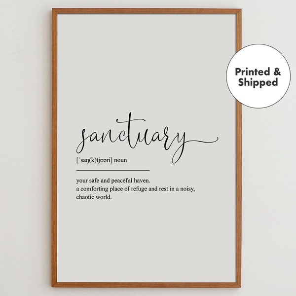 Sanctuary Sign - Etsy