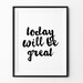 Typography Wall Art Motivational Poster Wall Art Prints Quote Posters ...