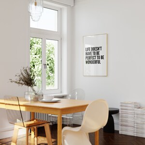 Inspirational Quotes Life Quote Prints Minimalist Poster Inspirational ...