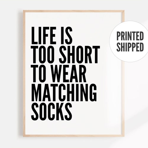 Life is Short Print Printable Life Life Wall Art Life - Etsy
