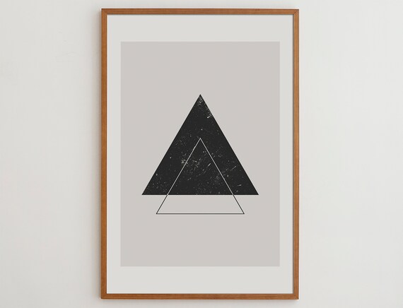 Geometric Wall Art Prints Minimalist Poster Inspirational - Etsy