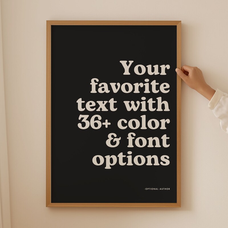 Typography Print - Etsy