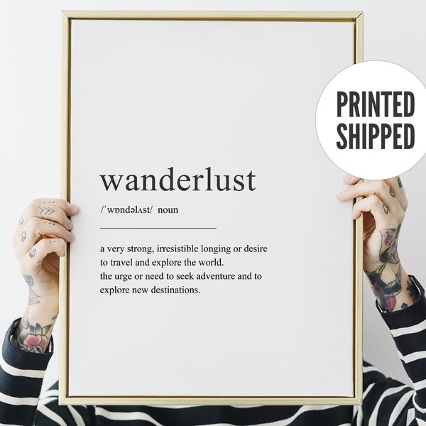 Wanderlust Poster - Etsy