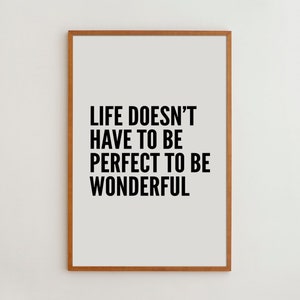 Inspirational Quotes Life Quote Prints Minimalist Poster Inspirational ...