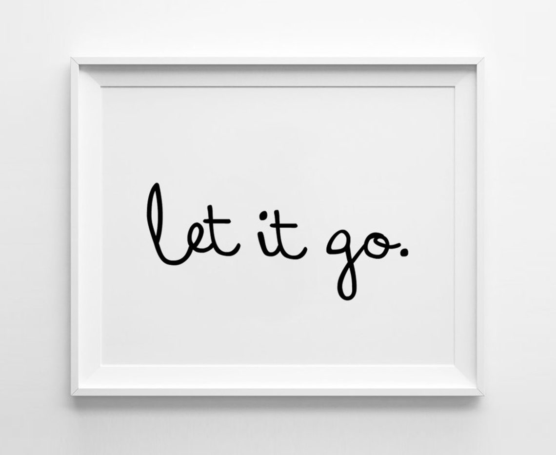 Let It Go Print Adventure Poster Freedom Nursery Decor | Etsy
