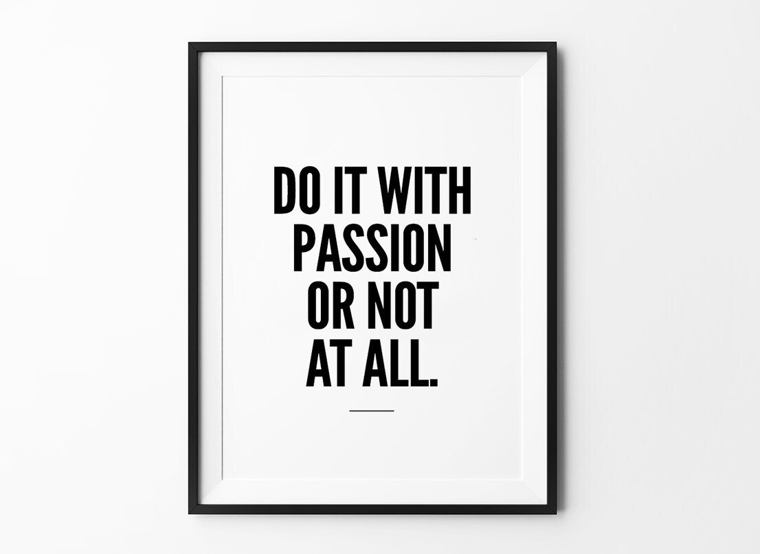 Black and White Prints Motivational Poster Office Decor - Etsy