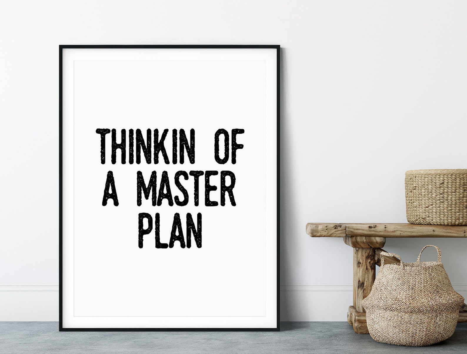 Motivational Poster Black and White Art Scandinavian Art - Etsy