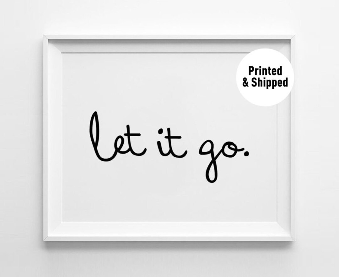 Let It Go Print Adventure Poster Freedom Nursery Decor - Etsy