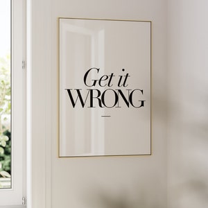 Motivational Poster Wall Art Prints Quote Posters Minimalist Black and ...