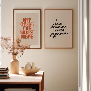 Funny Quote Poster Framed Wall Art Print Black Lettering on Beige ...