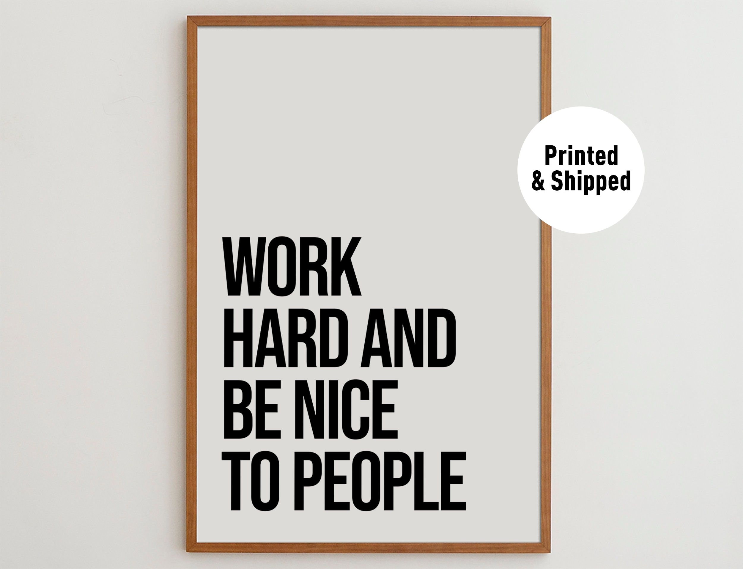 Hard Work Sign