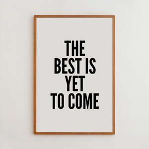 Lyrics the Best is yet to Come - Etsy
