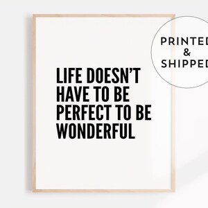 Inspirational Quotes Life Quote Prints Minimalist Poster - Etsy