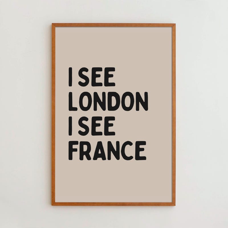 I See London I See France - Etsy