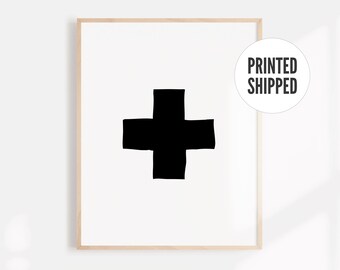 Plus Sign Print - Etsy