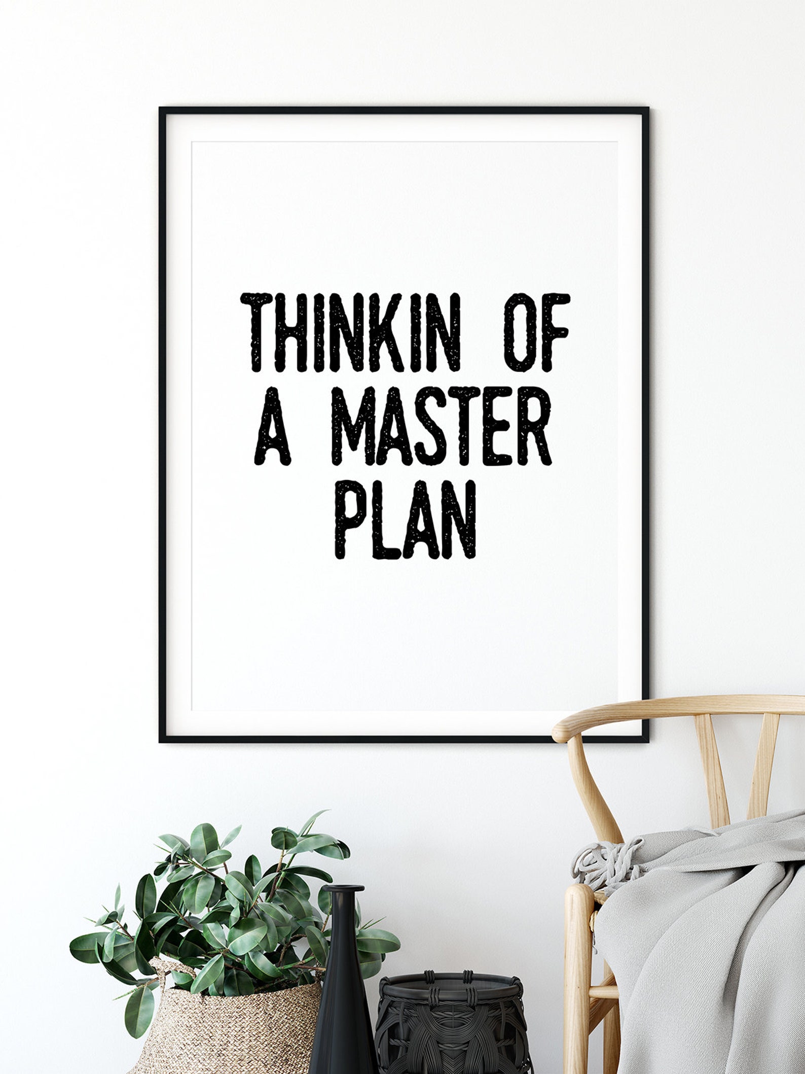 Motivational Poster Black and White Art Scandinavian Art - Etsy