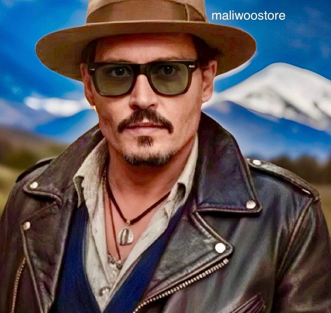 Vintage Green Lens Johnny Depp Sunglasses Square Fashion Shades Googles ...