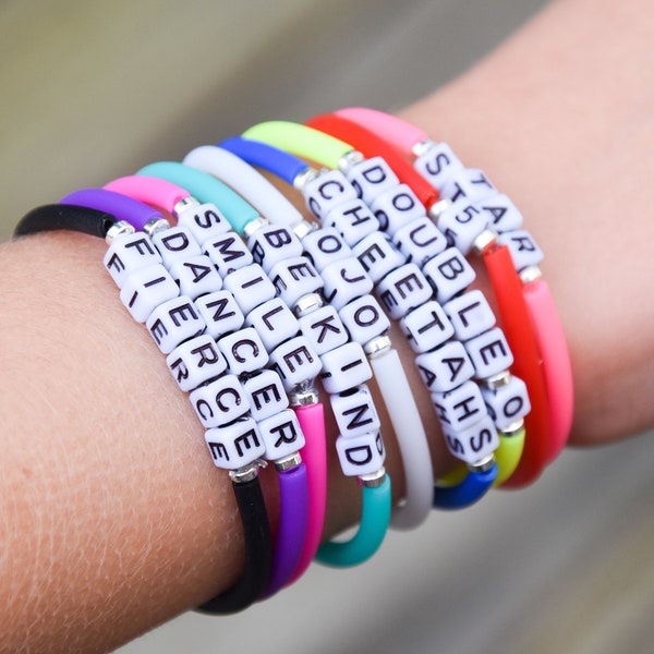 Rubber Bracelet - Etsy