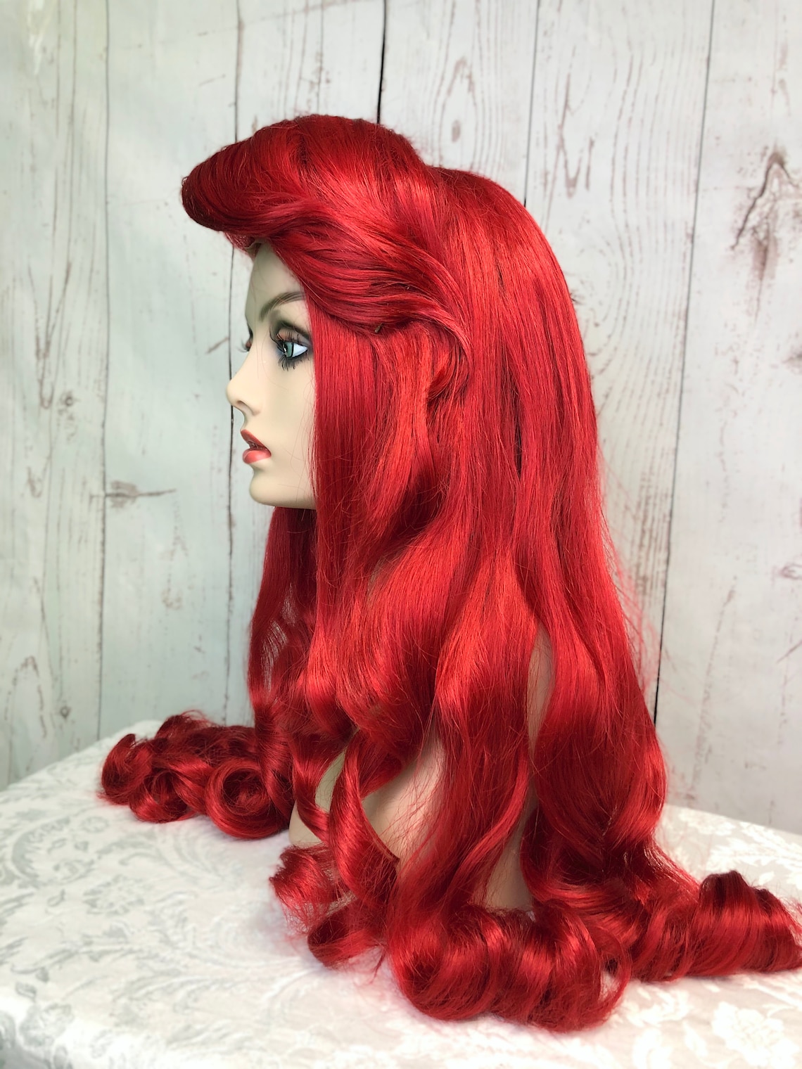 Ariel Little Mermaid Professional Lace Front Wig | Etsy