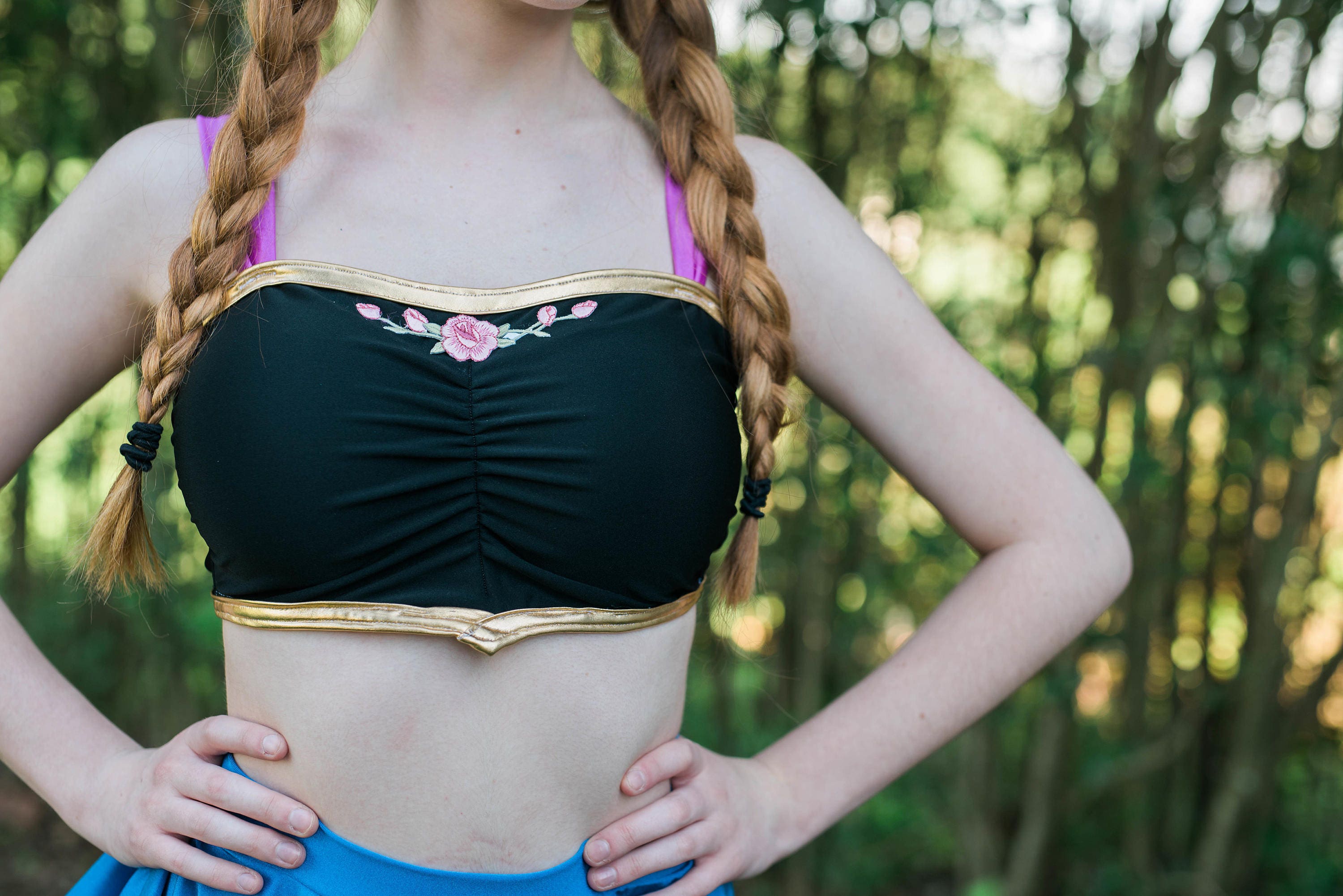 Princess Bikini Set Anna Frozen Inspired Cosplaysexy Etsy