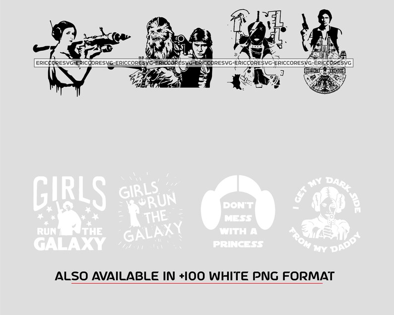 Princess Leia SVG Bundle | Star Wars Rebel Files (digital Download) - Etsy