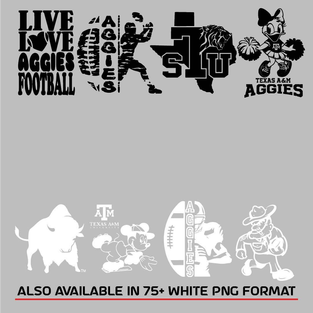 College Sports SVG Set | Football Team Logos, Stadiums & Gear Svg ...