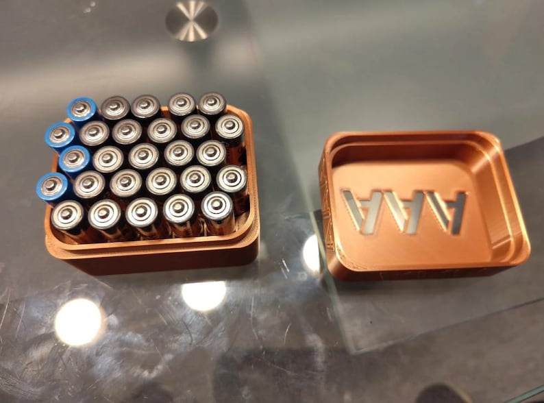 Hexagon Battery Storage Case – Modular AA, AAA, 18650 Organizer (3D ...