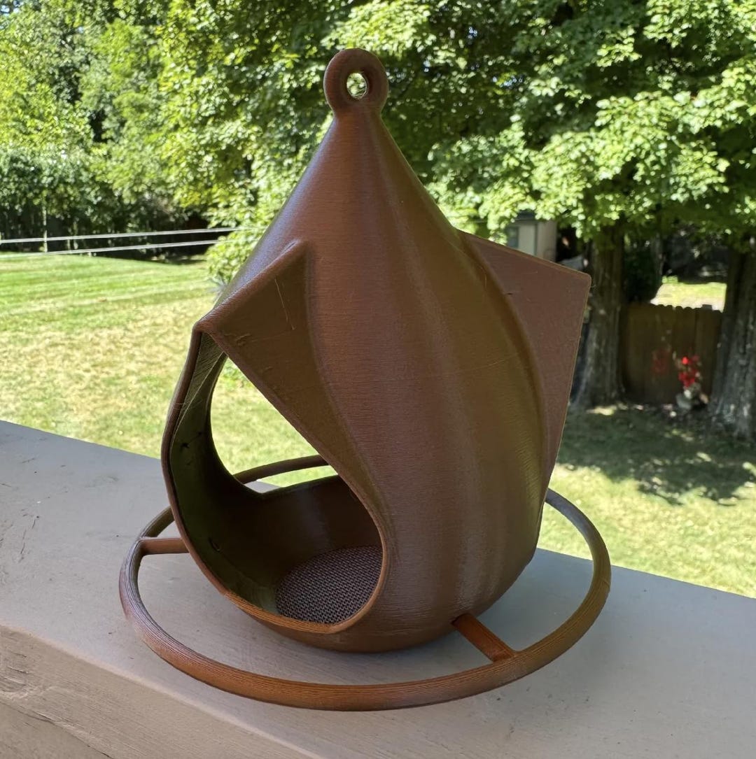 Modern Bird Feeder STL File | 3D Printable Outdoor Feeder ...
