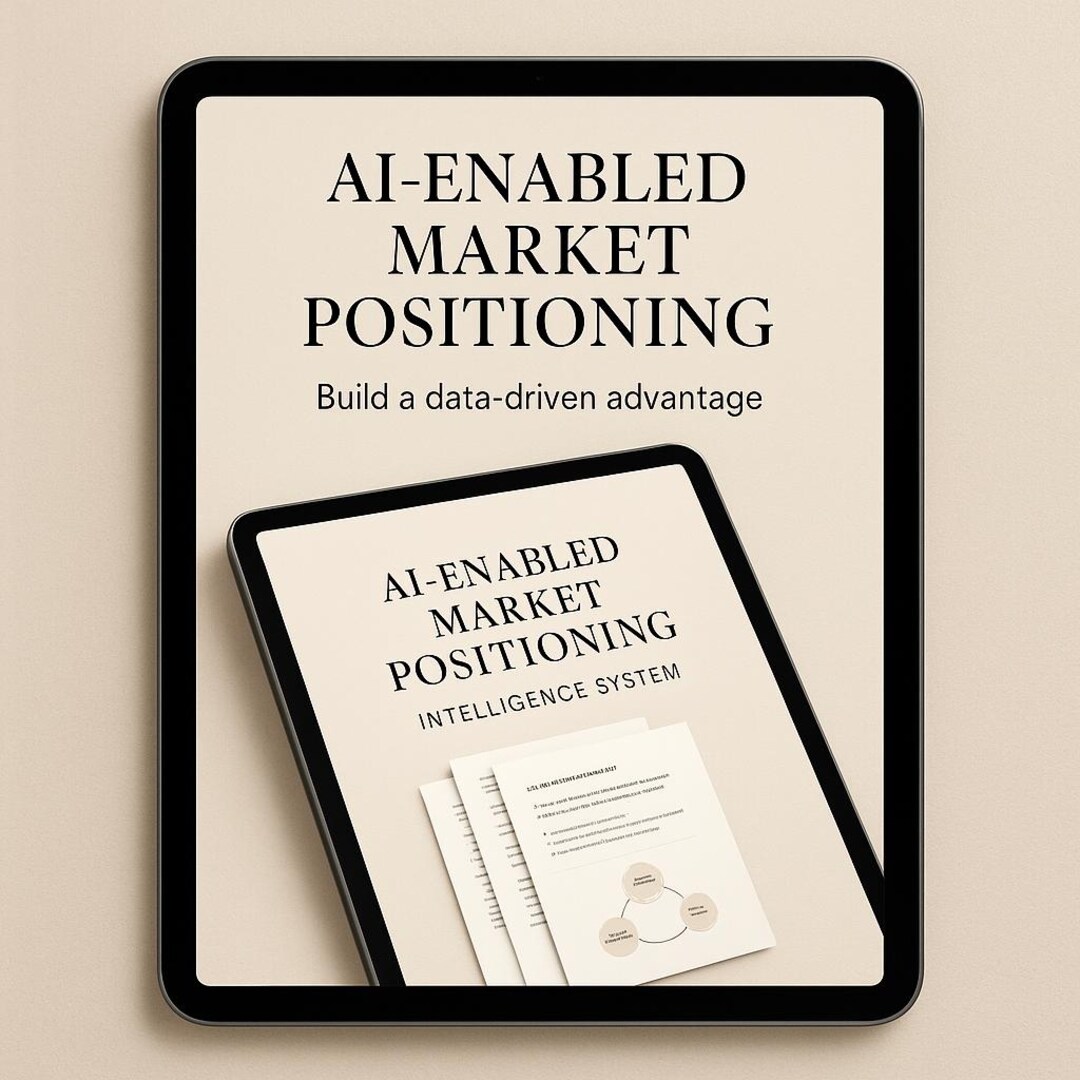 AI Market Positioning Intelligence System – Digital Download - Etsy