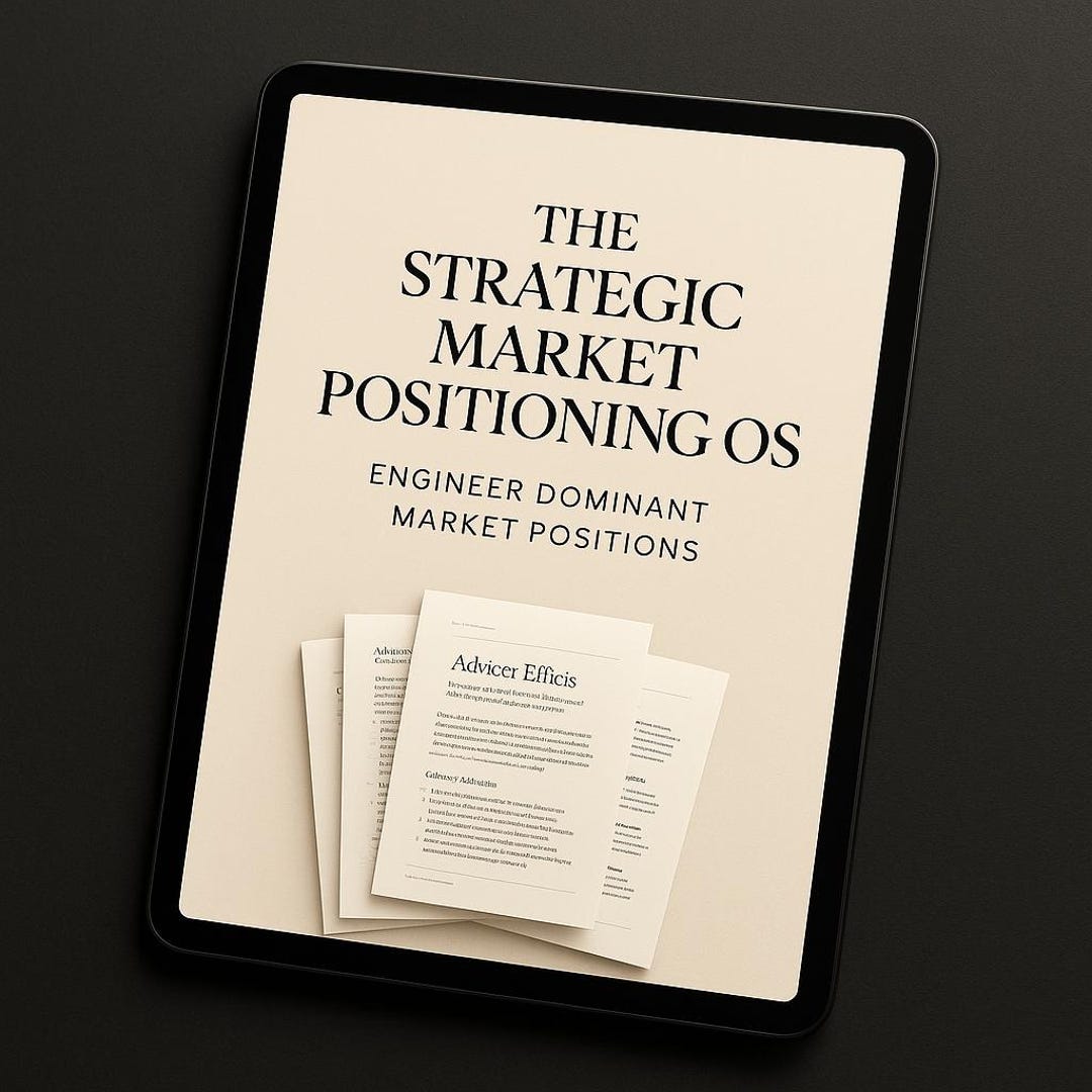 Strategic Positioning Template — Market Positioning OS to Build ...