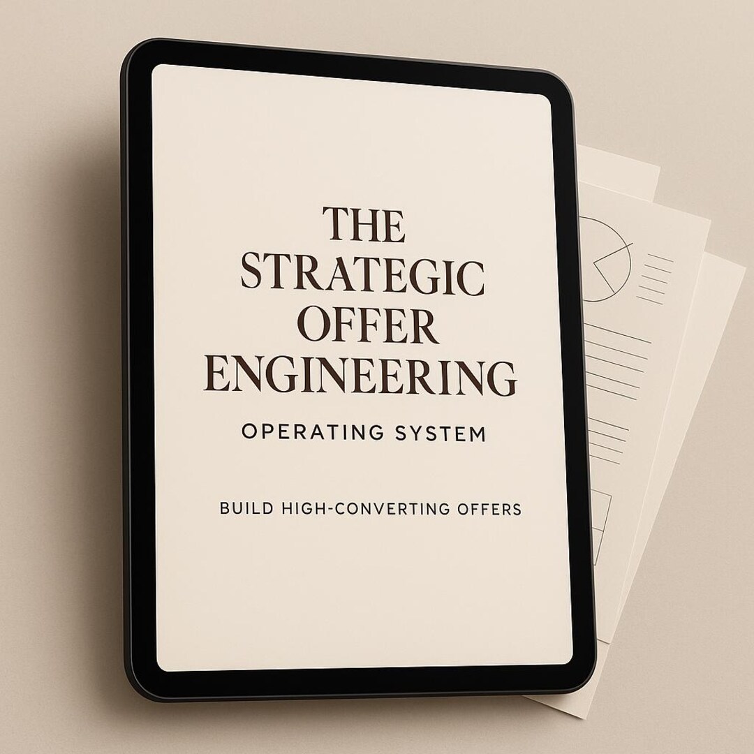 Offer Engineering Template - the Strategic Offer Operating System for ...