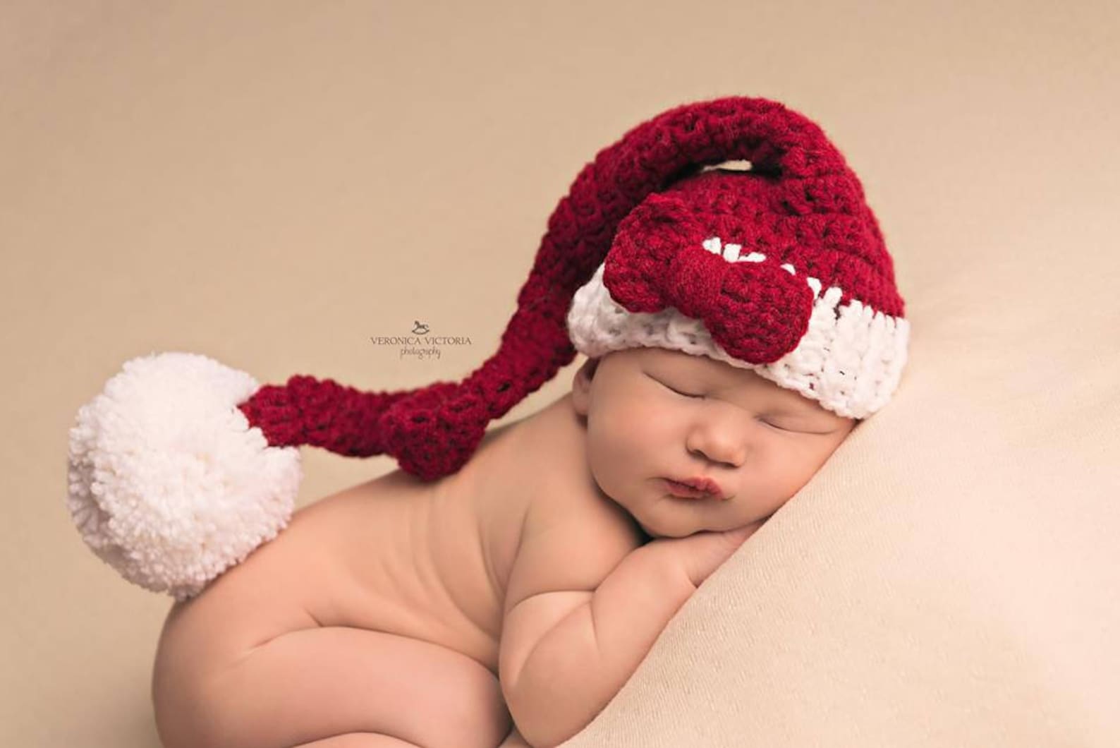 Newborn Christmas Hat Holiday Hat Newborn Santa Hat Baby - Etsy