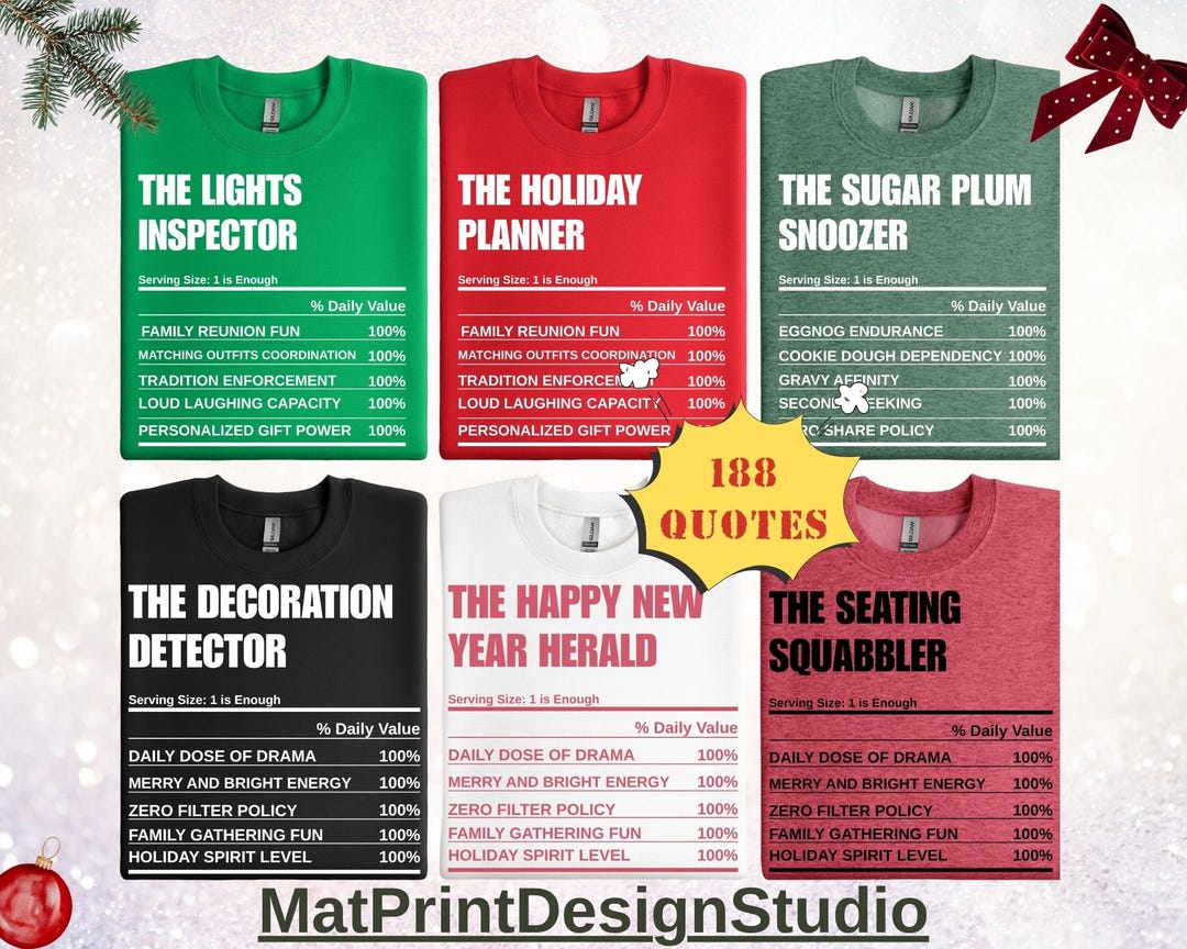 Funny Christmas Sweatshirt Photo Phenom, Family Reunion Matching ...